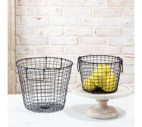 BK ROUND TALL WIRE BASKETS – Rochester | Real Deals